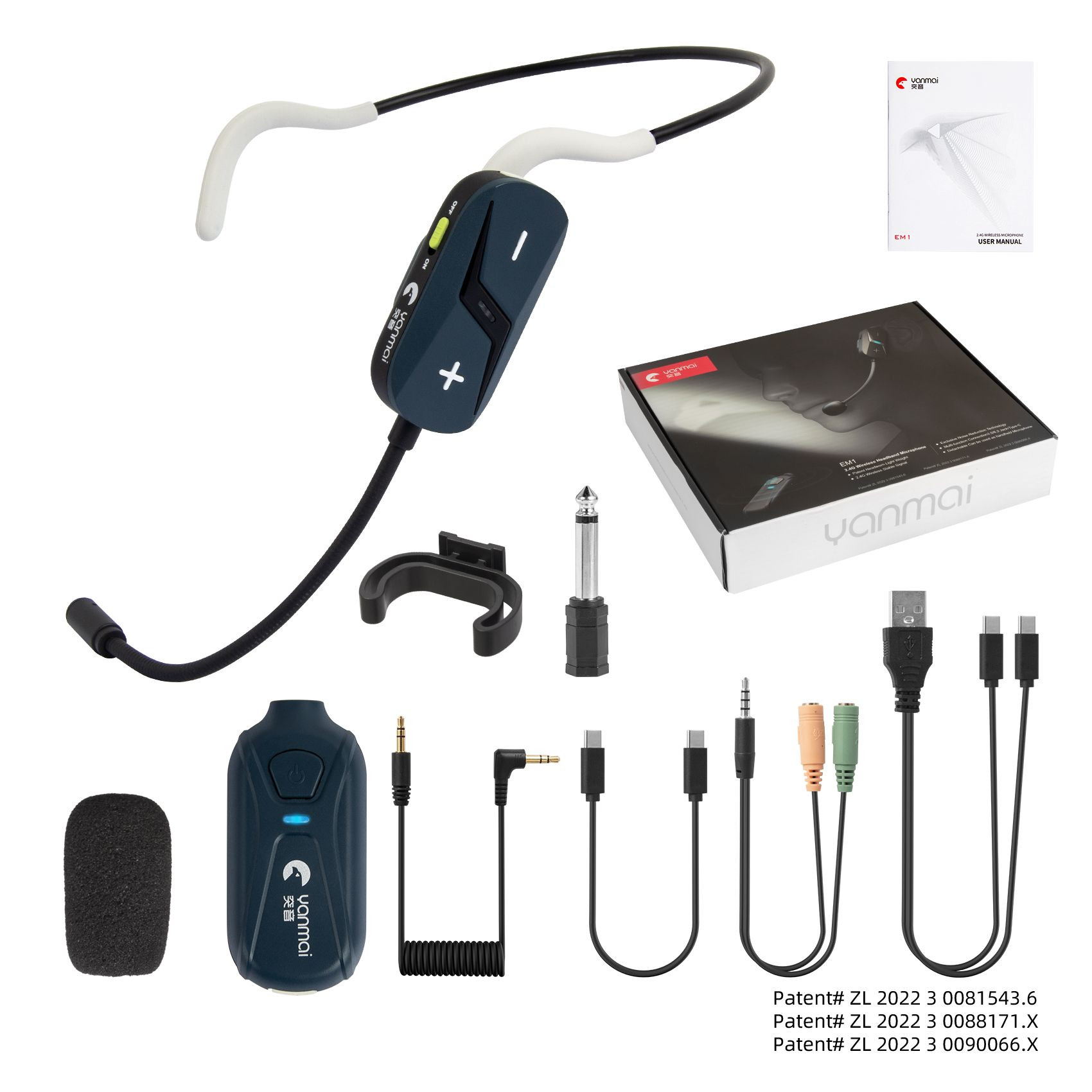 Buy Uhf Wireless Mic Headset Handheld 2 In1 160 Ft Range For Voice ...