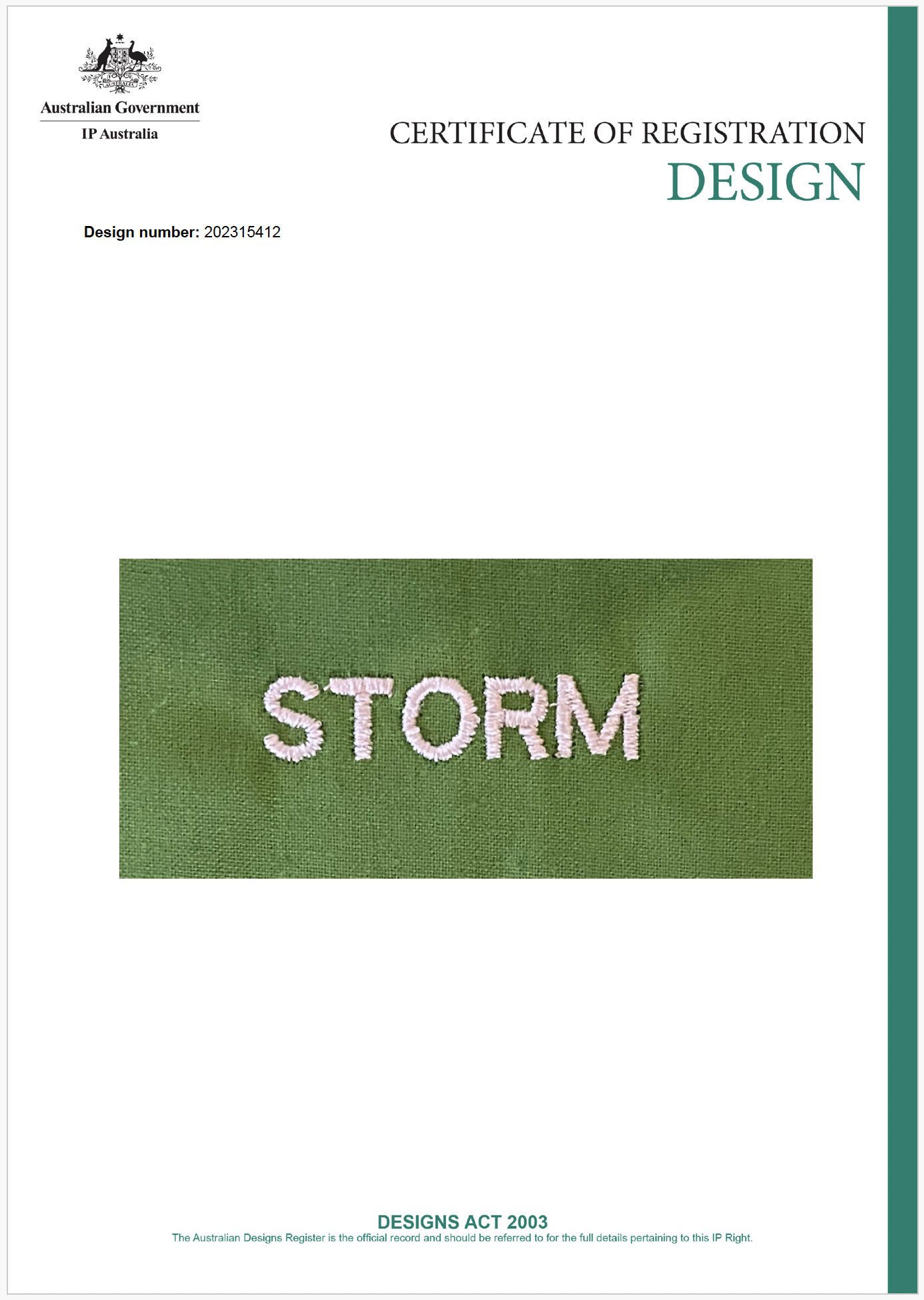 Buy Storm Cotton from sustainable fashion ventures, Australia ...