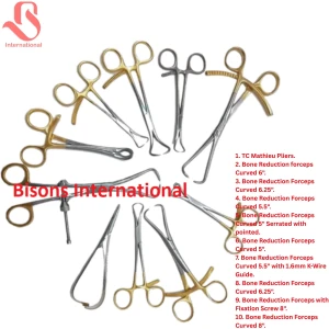 Buy Bone Reduction Holding Clamps Set | Orthopedic Bone Fixation ...