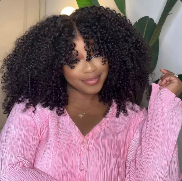 Buy Hd Lace Finger Coily Wear Go 6x4 Wig Gorgeous Natural Coily Curl ...