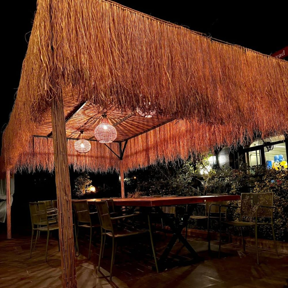 Buy Natural Reed Thatch Curtain Panel – 150cm X 76cm – Outdoor Roof ...