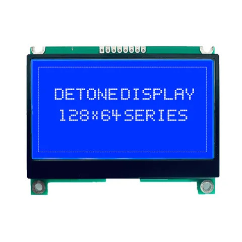 Buy 128x64 Cog Module 12864 Resolutions Driver Ic St7565r Stn-blue Spi Interface 12864 Graphic ...