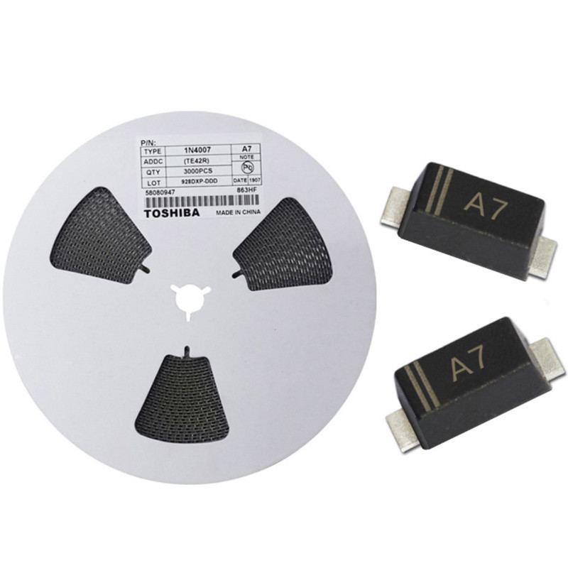Buy 1n4007 Smd Diode A7 1a 1000v Sod-123f 1206 Rectifier Diode from ...
