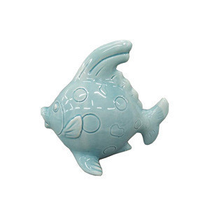 Buy 2018 New Minimalist Style Blue Ceramic Fish Home from Xiamen Yutai ...