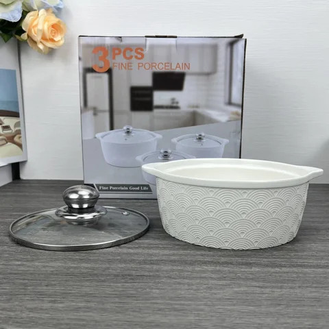 Buy 2024 Kitchen Stove Cookware Sets Kitchen Soup Insulated Casserole ...