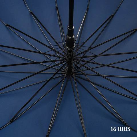 Buy 27 Inch 16 Ribs High Quality Windproof Auto Open Big Fiberglass ...