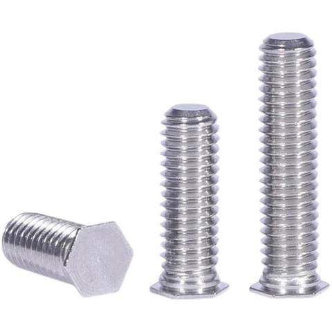 Buy 303 Stainless Hexagon Headed Self Clinching Studs Round Head Flower ...