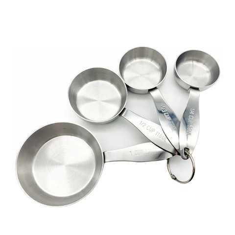 Buy 8pcs Premium Stainless Steel Measuring Spoons Cups Measurer Set ...
