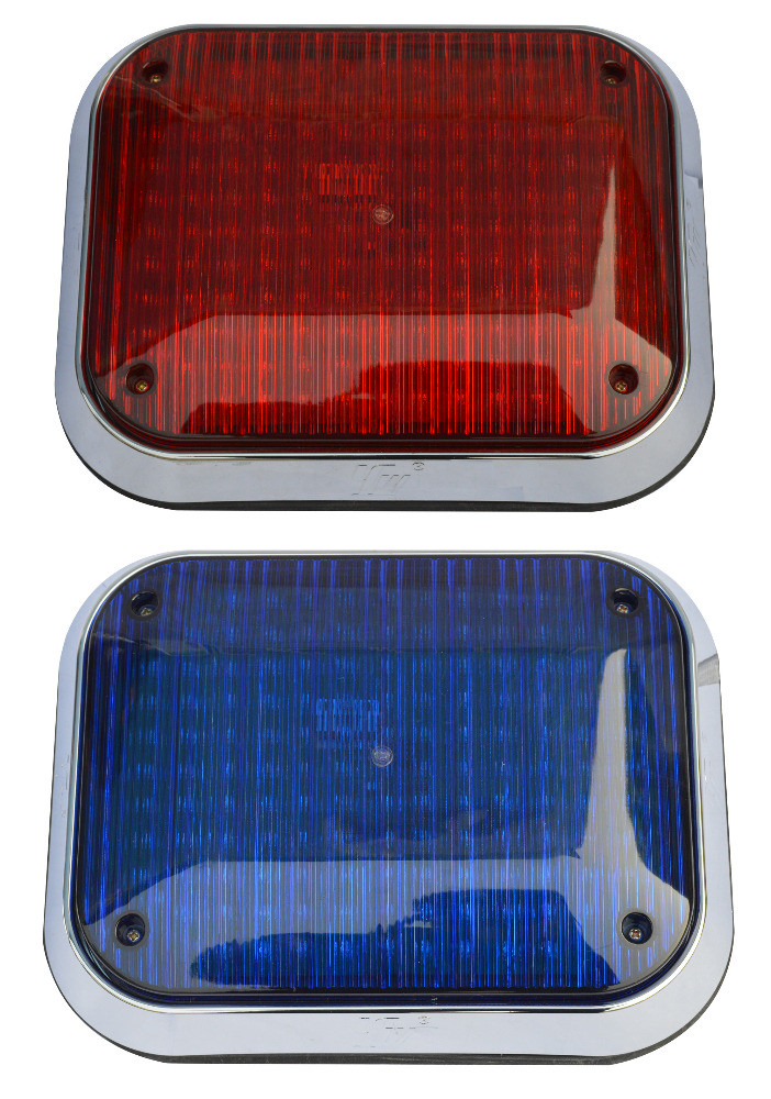 Buy Amber Led Ambulance Blue Square Warning Light Strobe Light from ...