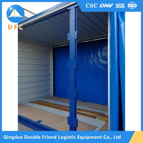 Buy Brand New 20ft 40ft Side Curtain Container from Qingdao Double ...
