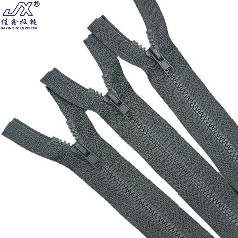 Buy Brown Green Custom Zip No3 Plastic Open End Zippers With Sliders ...