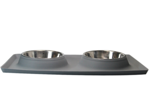 Buy C&cpet Dog Bowls 2 Stainless Steel Dog Bowl With No Spill Non-skid ...