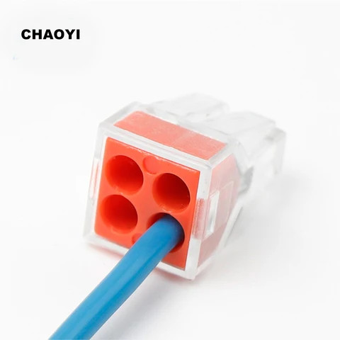 Buy Chaoyi Quick Wire Connector Pct-104 Universal Push In Fast 2way ...