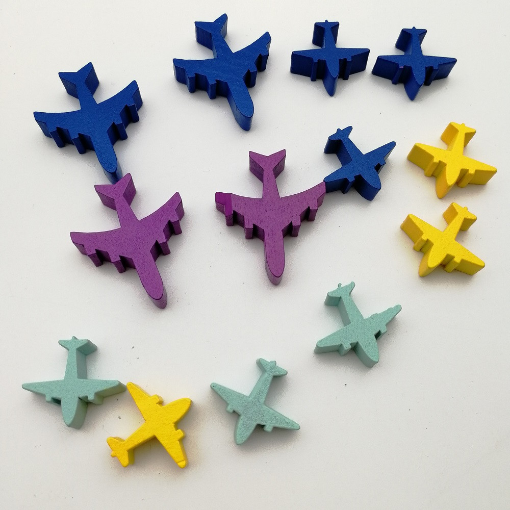 Buy Custom Board Game Ludo Game Component Wooden Plane Pieces from ...