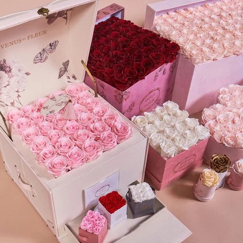 Buy Custom Design Logo Wholesale Flower Bouquet Shipping Boxes 2020 ...