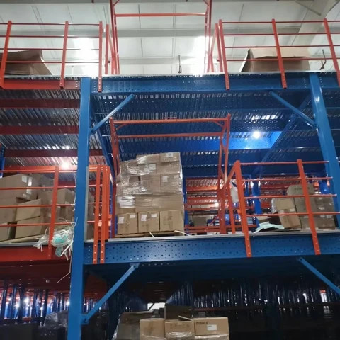 Buy Custom Industrial Racking For Warehouse Storage Multi Tier Steel ...