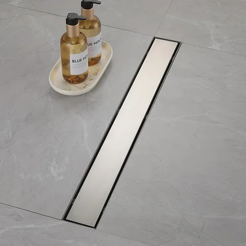 Buy Custom Long Channel Concealed Floor Drain Invisible Rectangular ...