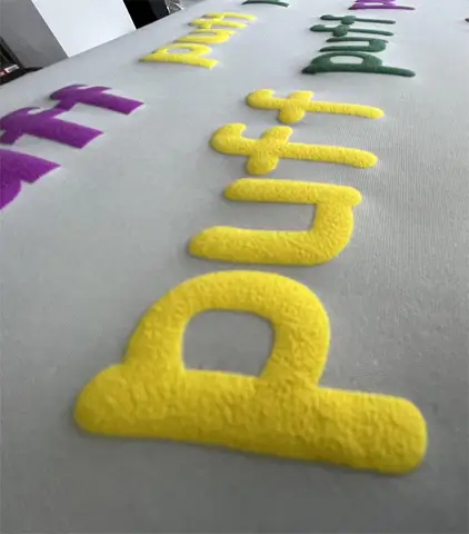 Buy Custom Puff Print Heat Transfer Printing Iron On 3d Puff Print Heat ...