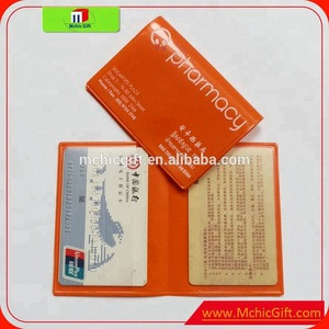 Buy Customized Cheap Bifold Pvc Id Card Holder, Soft Plastic Id Card ...