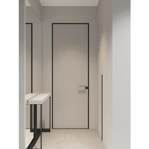 Buy Customized Design Invisible Door Trimless Wood Door from Guangxi ...
