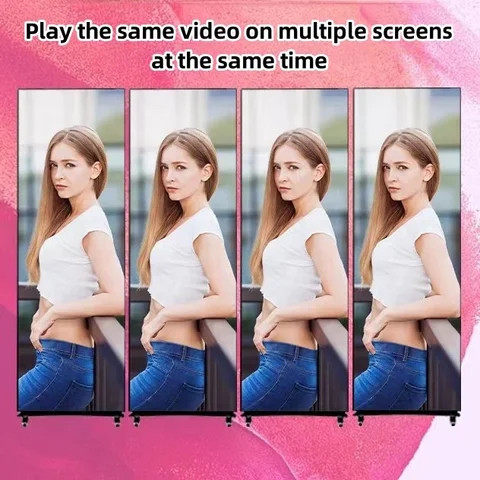 Buy Customized Multiple Screen Standing Advertising Ultra Thin ...