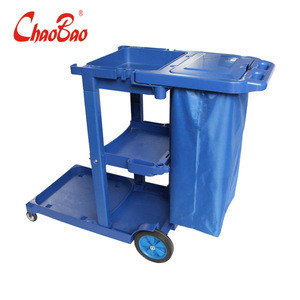Buy D-11-1 Multipurpose Cleaning Cart Janitor Cart Room Service Cart ...