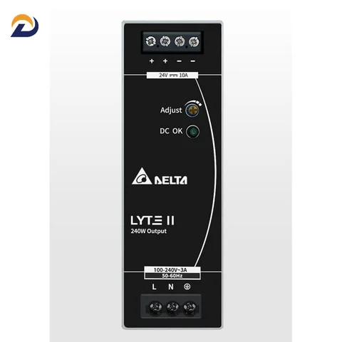 Buy Delta Switching Power Supply Guide Rail Type Drl-24v240w1en 24v 10a ...