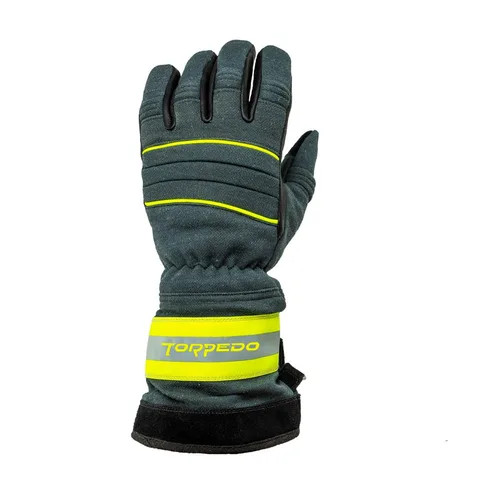 Buy Fire Fighting Heavy Duty Gloves Knitted Fabric Equipment ...