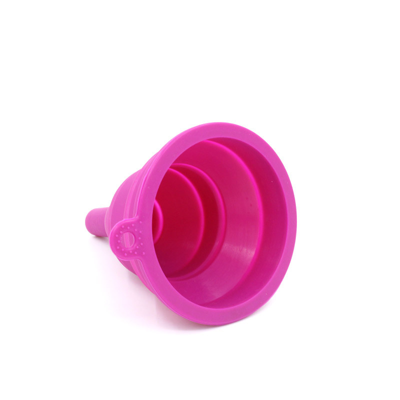 Buy Folding Funnel Silicone Collapsible Silicone Rubber Funnel For ...