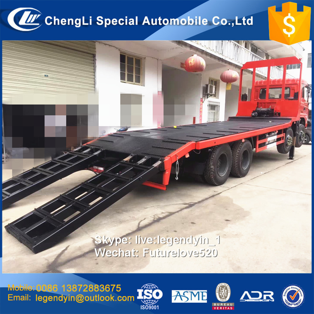 Buy Front Hydraulic Lift Flatbed Truck 8x4 30 To 40 Tons Flat Bed ...