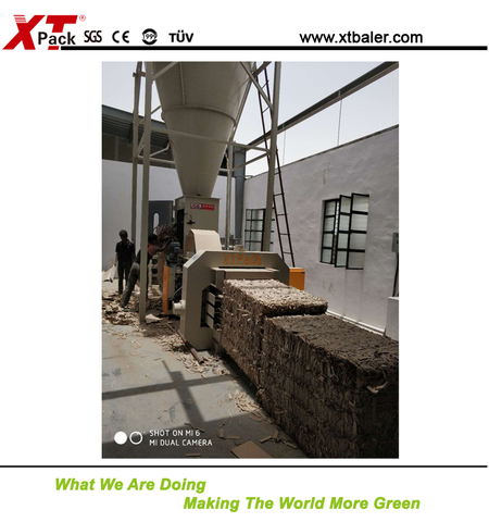 Buy Full Auto Paper Baler Press Waste Paper Scrap Compressing from ...