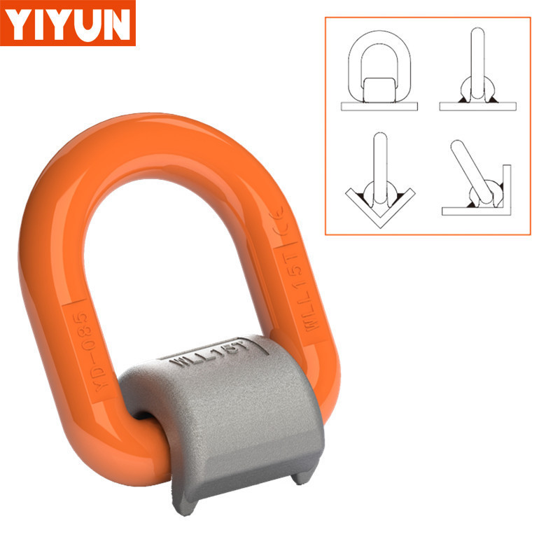 Buy G80 Welded D Ring Rigging Hardware Swivel Eyebolts, 360 Degree ...