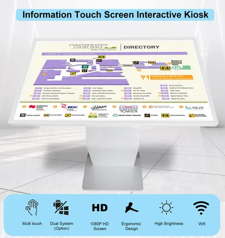 Buy High Quality 55-inch Lcd Touch Screen System Terminal Multi ...
