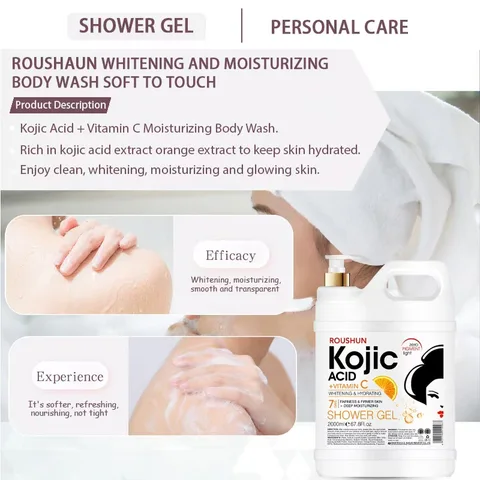Buy Kojic Acid Vitamin C Shower Gel Oem Hydrating Strong Skin Whitening ...