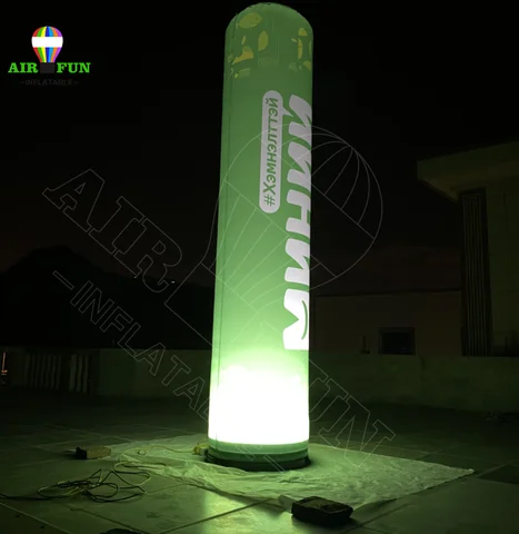 Buy Led Lighting Column Balloon Advertising Inflatable Tube Outdoor ...