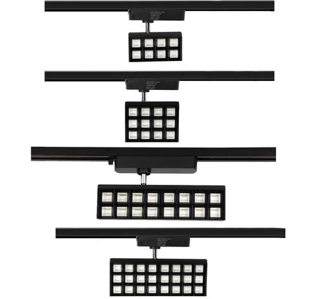 Buy Led Track Lighting Adjustable Spotlight Ac110v 220v 30w Square ...