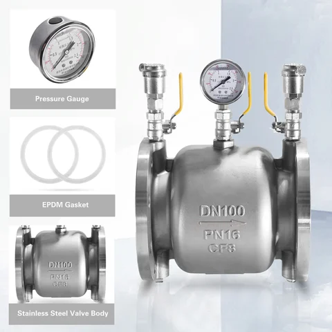 Buy Lhs743x-16p Stainless Steel Low Resistance Backflow Preventer ...