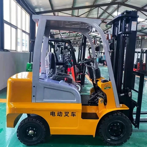 Buy Lithium Ion Battery Forklift Stacker 48v Small Self Loading Electric Forklift Truck 2 Ton 3 ...