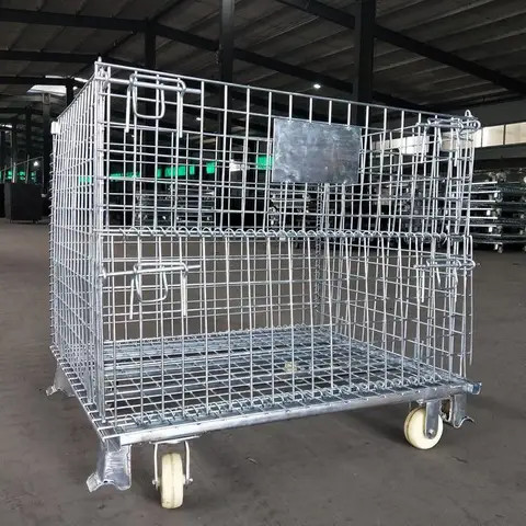 Buy Metal Storage Cage Made In Guangxi, China A Collapsible Wire Mesh ...