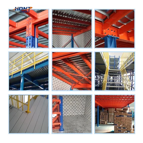 Buy Multi-tier Steel Mezzanine Floors And Racks Warehouse Storage ...