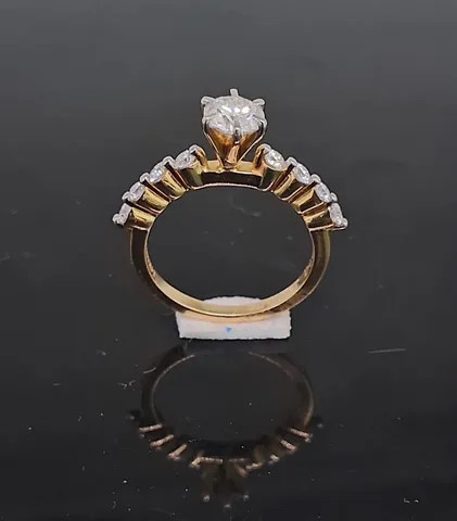 Buy New Design 14k 18k Gold Lab Grown Diamond Rings With Igi Certified ...