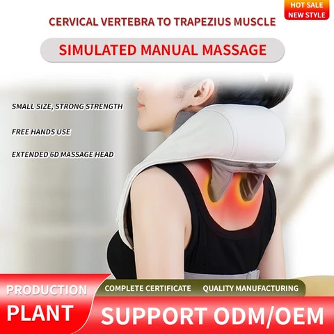 Buy Oem Xfj01rechargeable Neck Back Shoulder Muscle Relaxation Heating ...