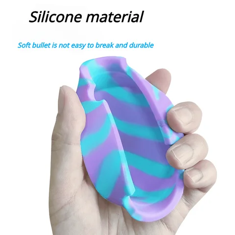 Buy Portable Round Silicone Luminous Ashtray Unbreakable Non Flammable ...