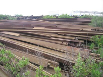 Buy Quality Heavy Metal Scrap/railways Metal Scrap Used Rails Steel Hms ...