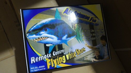 Buy Remote Control Shark Toys Op-s Inflatable Flying Fish Toy Rc Remote ...