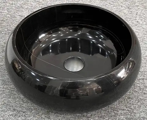 Buy Sago Pine Jade Countertop Sink, Bathroom Vanity Basin Polished ...