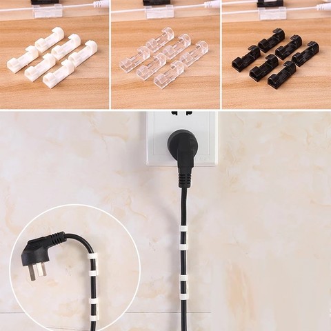 Buy Self Stick Wire Organizer Line Cable Clip Buckle Clips Clamp Table ...