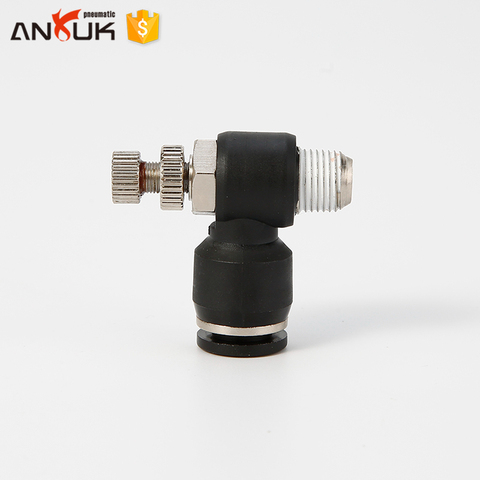 Buy Sl Series One Way Throttle Valve Hand Speed Controller Fitting ...