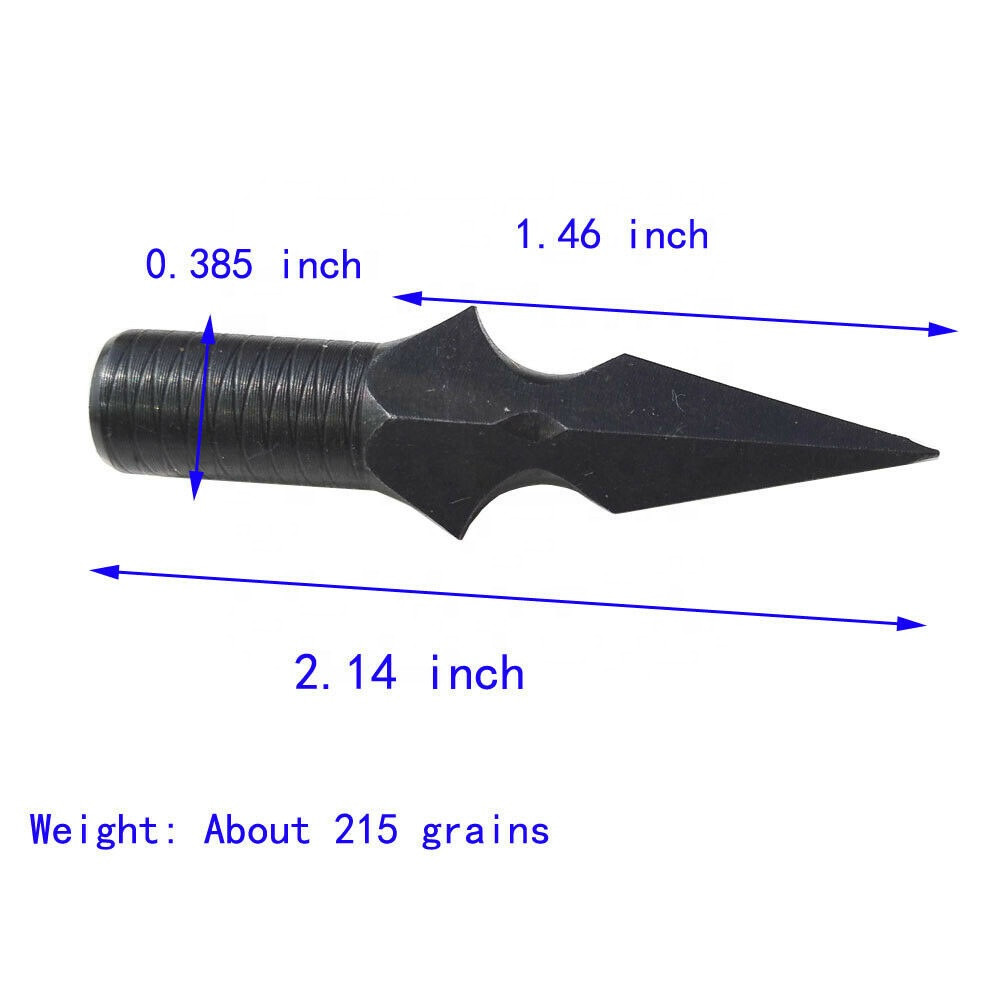 Buy Steel Arrow Heads Tips Arrow Points Archery Arrowheads from PAK ...