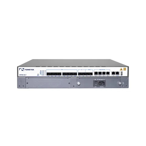 Buy Tometek 1u Rack Mount 8 Port Gpon Olt Optical Network Terminal from ...